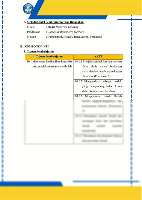 SOLUTION Modul Ajar Kimia Memahami Hakikat Ilmu Kimia Dan Prinsip