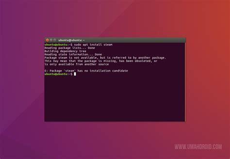 Mengatasi Package Steam Has No Installation Candidate Ubuntu Umahdroid