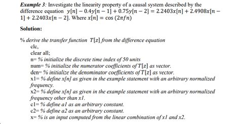 1 Compute The Impulse Response Of The Lsi System