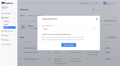 Cloud Firewall Nordlayer Help