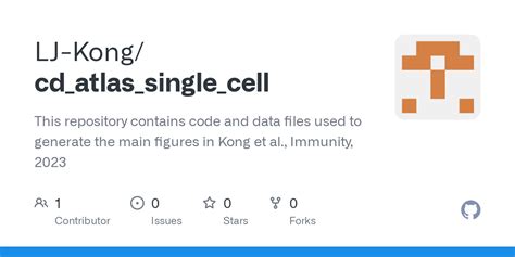 GitHub LJ Kong Cd Atlas Single Cell This Repository Contains Code