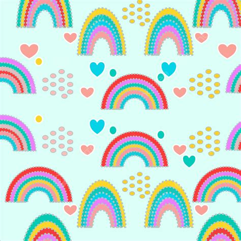 Rainbow Simple Classic Pattern Background Pc Wallpaper Desktop Wallpaper Rainbow Colors