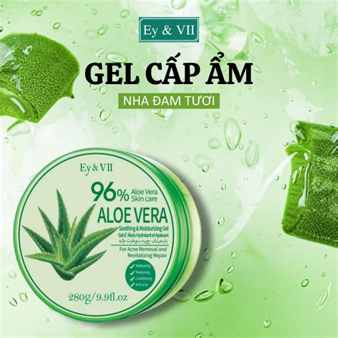 Moisturizing Aloe Vera Gel & softens skin - Aloe Vera Gel 96% Aloe Vera ...