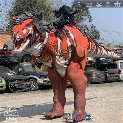 You Can Get An Adult Size Armored Bionic Skin T Rex Costume And It Is