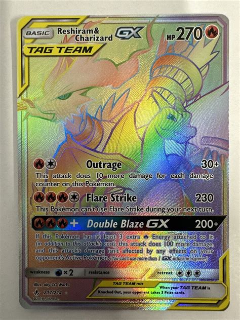 Rainbow Rare Charizard Gx Values Mavin