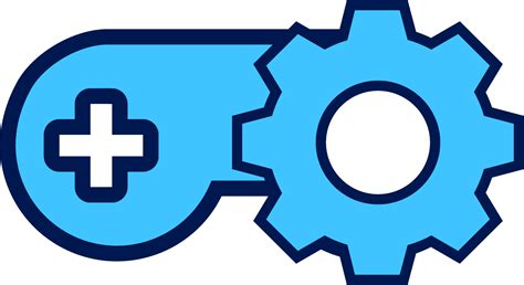 Flat Style Setting Gear Icon 28043555 Png