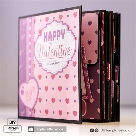 Instant Download Diy 6x6 Mini Album Complete Printable Template And