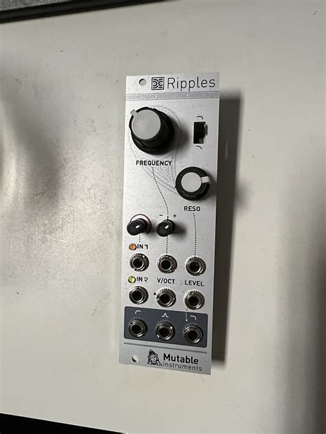 Mutable Instruments Ripples V2 Vcf Eurorack Filter Module Reverb