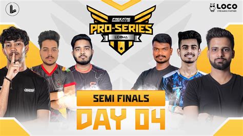 FREEFIRE PRO SERIES SEMI FINALS DAY FT ROCKY MAFIAS OGELITE TSG TWOB HIND HEX YouTube
