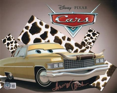 Humpy Wheeler Signed Cars Tex Disney Pixar Movie 8x10 Photo Beckett