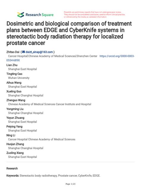 Dosimetric And Biological Comparison Of Treatment Pdf Radiation Therapy Medical Specialties