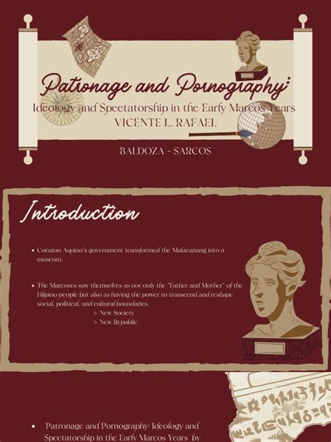 Patronage And Pornography Ppt Report Pdf