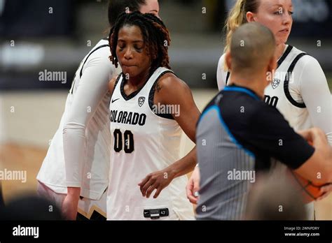 Colorado Guard Jaylyn Sherrod In The Second Half Of An Ncaa College