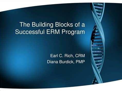 Ppt The Building Blocks Of A Successful Erm Program Powerpoint Presentation Id 2468212