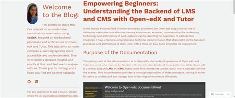 Gauri Agarwal On Linkedin Openedx Tutor Lms Cms Wordpress Techinsights Softwaredevelopment