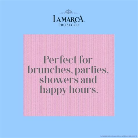 La Marca Prosecco Rose Italian Sparkling Wine 187 Ml Frys Food Stores