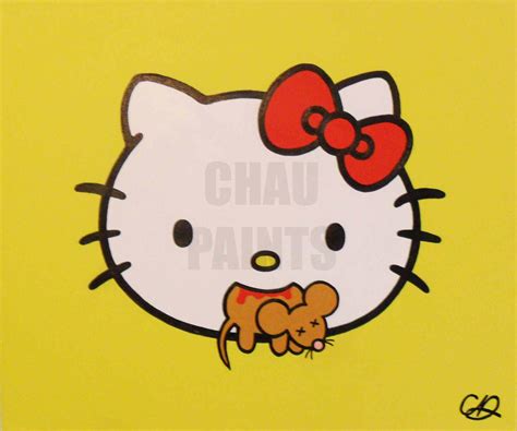 Hello Kitty Kill Mouse By Simbalionking2019 On Deviantart