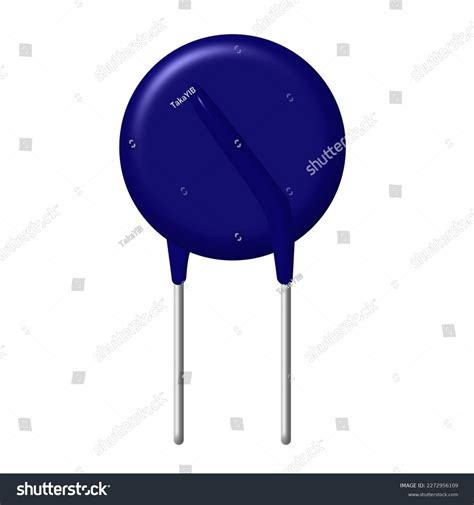 Blue Varistor Electric Power Surge Protector Stock Vector Royalty Free