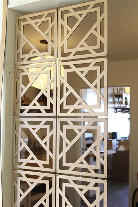 Decorative Wood Screen Kit In Walnut