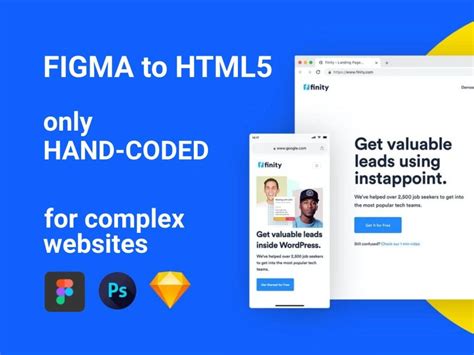 Front End Developer FIGMA PSD XD SKETCH To HTML5 Only HAND