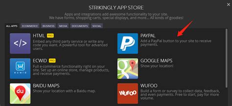Embed Paypal Donation Payment Strikingly Help Center