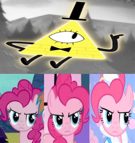 Pinkie Pie Many Too Angry At Bill Cipher By Stevenracecars On Deviantart