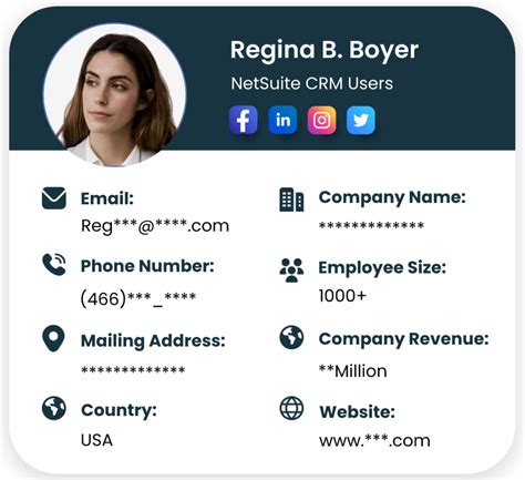 NetSuite CRM Users Email List Targeted NetSuite CRM Data