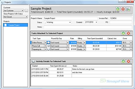 Simple Task Timer Screenshot And Download At SnapFiles Com
