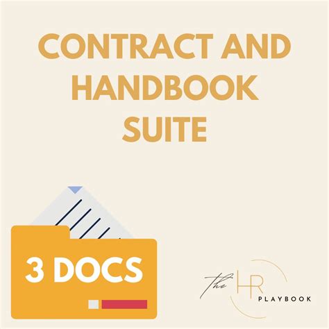 Contract And Handbook Suite The HR Playbook