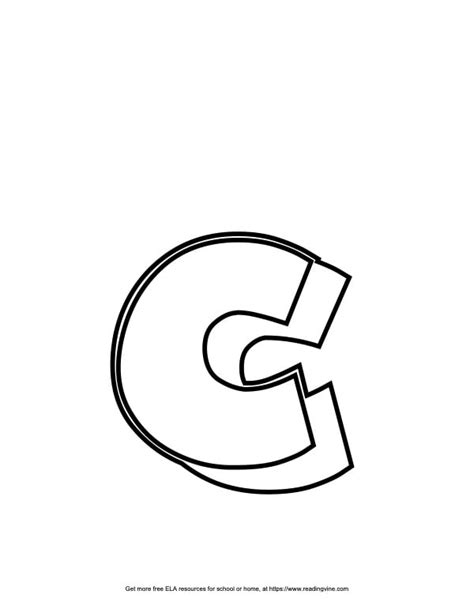 Bubble Letter Lowercase C