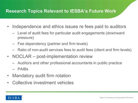 Iesba Update Ppt