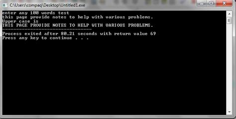 Character Conversion From Lower Case C Programming Bcis Online