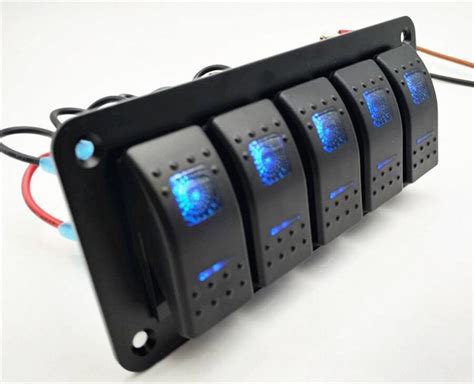 Panel De Interruptor De Barco Marino Impermeable Grandado