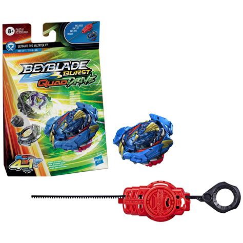 Beyblade Burst Quaddrive Ultimate Evo Valtryek V7 Spinning Top Starter
