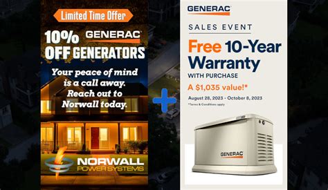 Save 1000s: Norwall’s Generac Home Generator Sale | standbygenerators