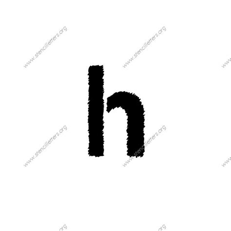 Woodcut Novelty Uppercase And Lowercase Letter Stencils A Z 14 Inch Up To 36 Inch Printable File