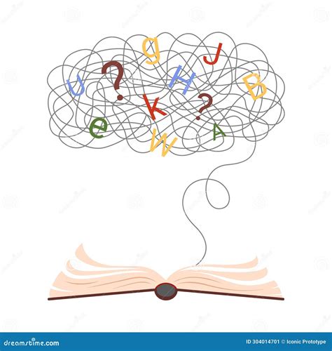 Dyslexia School Learning Difficulty And Disability Book With Chaos Of