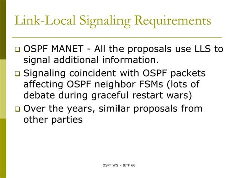 Ppt Ospf Lls Link Local Signaling Powerpoint Presentation Free