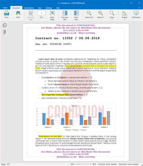 add a non removable confidential watermark to a pdf document