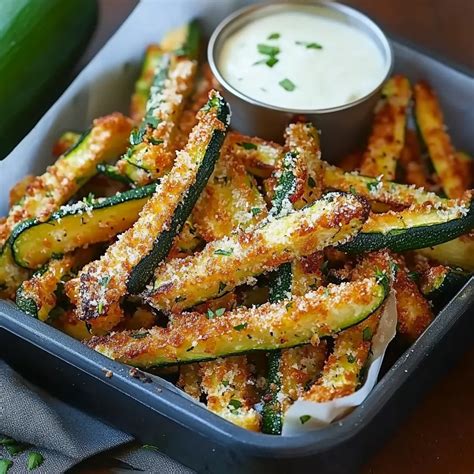 Baked Zucchini Fries Recipe Crispy Healthy And Easy Oven Snack Cook