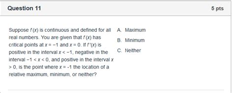 solved suppose f x is continuous and defined for all real
