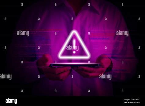 system hacked warning alert cyberattack mobile phone network
