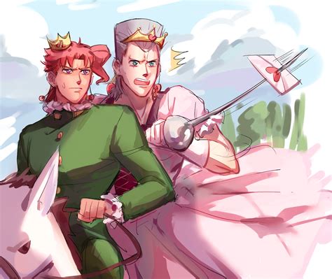 Kakyoin Noriaki And Jean Pierre Polnareff Jojo No Kimyou Na Bouken And 1 More Drawn By Yanglao