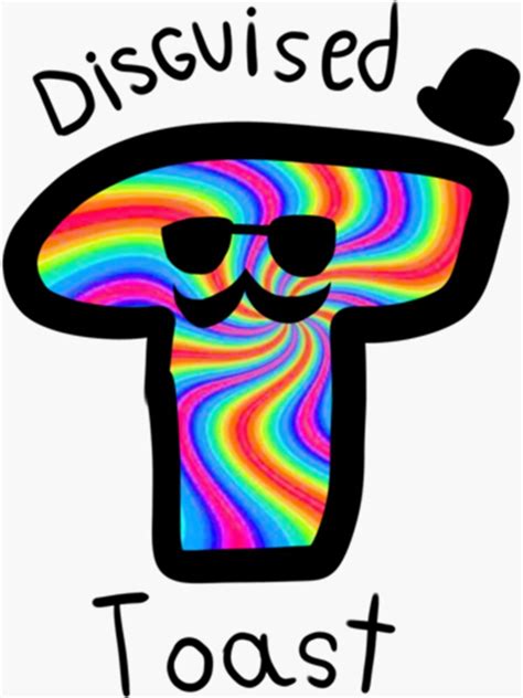 Disguised Toast 1 Sticker For Sale By Rkleatherworks Redbubble