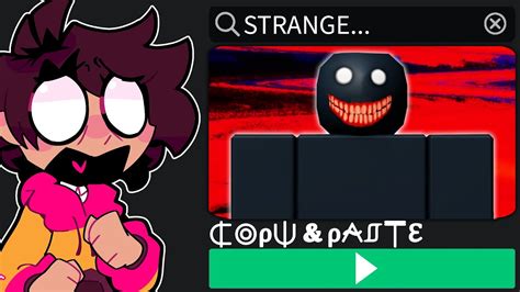 Strange Roblox Games No One Should Explore Youtube