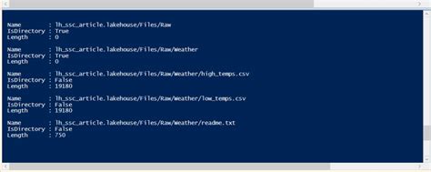 Manage Onelake Storage With Powershell Data Engineering With Fabric