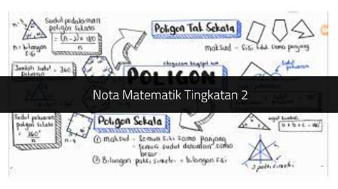 √ Nota Matematik Tingkatan 2 Bab 1 13 Download Pdf