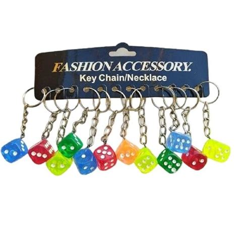 خرید و قیمت سرکلیدی فانتزی طرح تاس کوچک بسته 1 عددی از غرفه توشه سرا