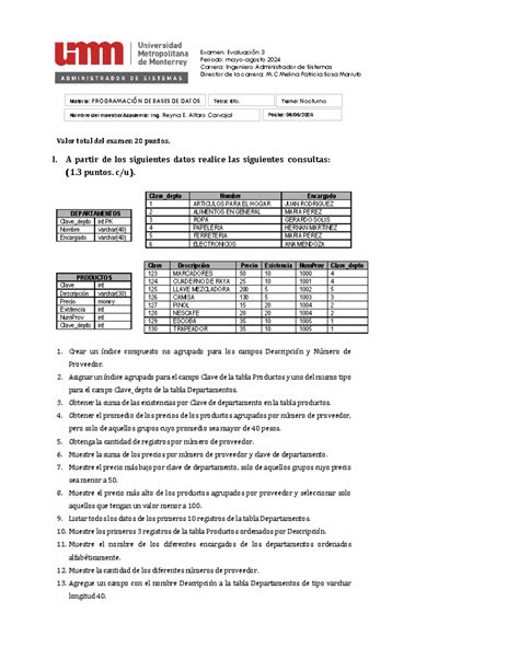 programación de base de datos ias materia programaciÓn de bases de