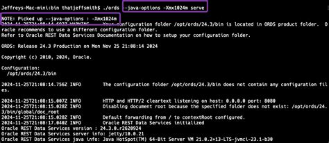 Configuring Java For ORDS And SQLcl